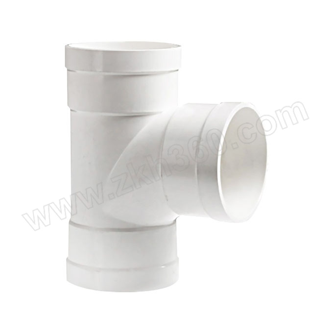 联塑 PVC-U排水90°顺水三通 dn110 白色 PVC排水管配件 PVC下水管接头 UPVC排水管接头 PVC排污管接头 PVC-U排水90°顺水三通-融创集采商城