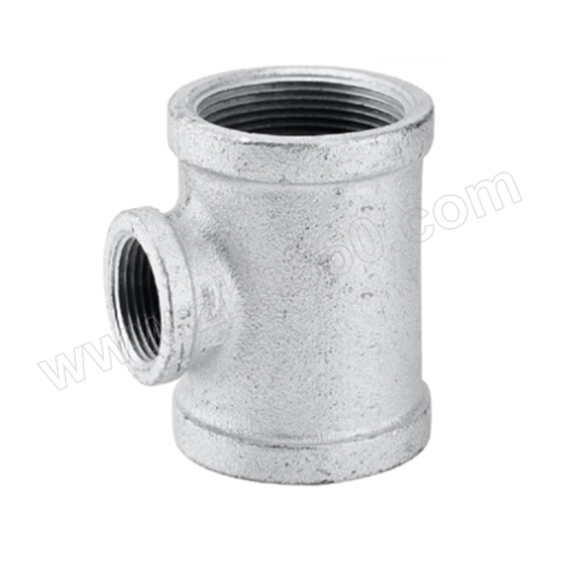 ZD/正大 镀锌玛钢三通 DN40/DN25 1个 销售单位：个-华山云商