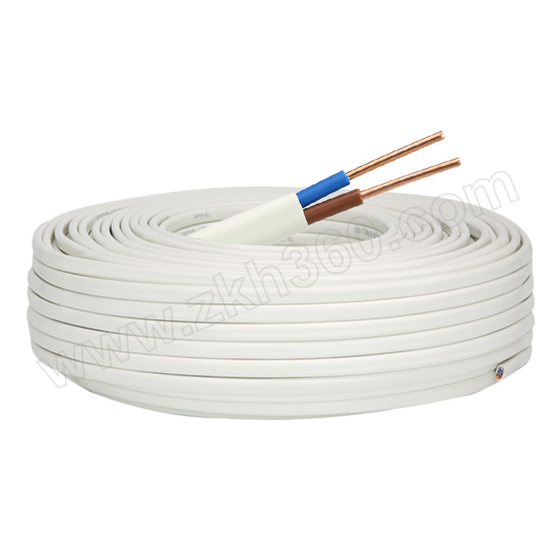 成天泰 铜芯聚氯乙烯绝缘护套扁型电缆 BVVB-300/500V-2×4 护套白色 100m BVVB电缆 扁平护套线 二芯护套线 铜芯护套线 BVVB护套线 铜芯聚氯乙烯绝缘护套扁型电缆-融 ...