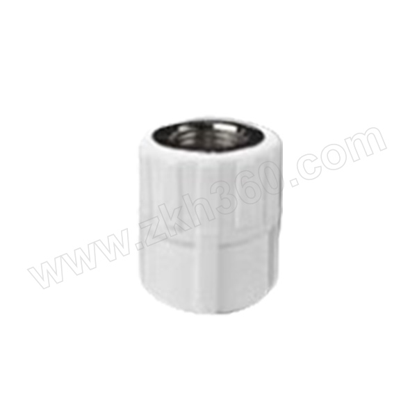 LESSO/联塑 金属内丝直接头(PVC-U给水配件)白色 dn25×RC3/4" PVC-U给水配件 1只-融创集采商城