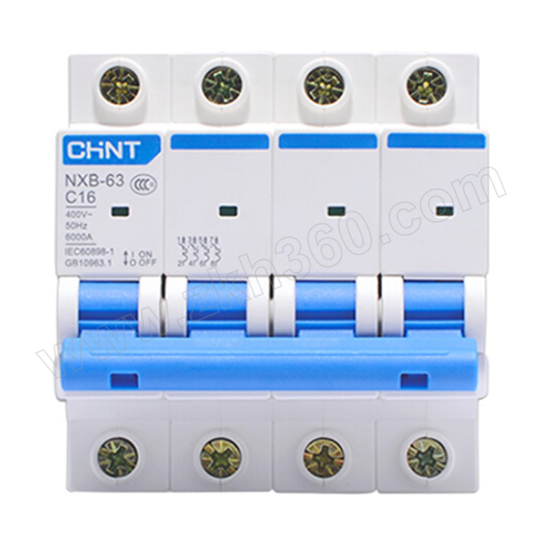正泰 NXB-63系列小型断路器 NXB-63 4P C16 C型脱扣 额定电流16A 微型断路器 小型断路器 迷你断路器 空气开关 NXB-63系列小型断路器-融创集采商城