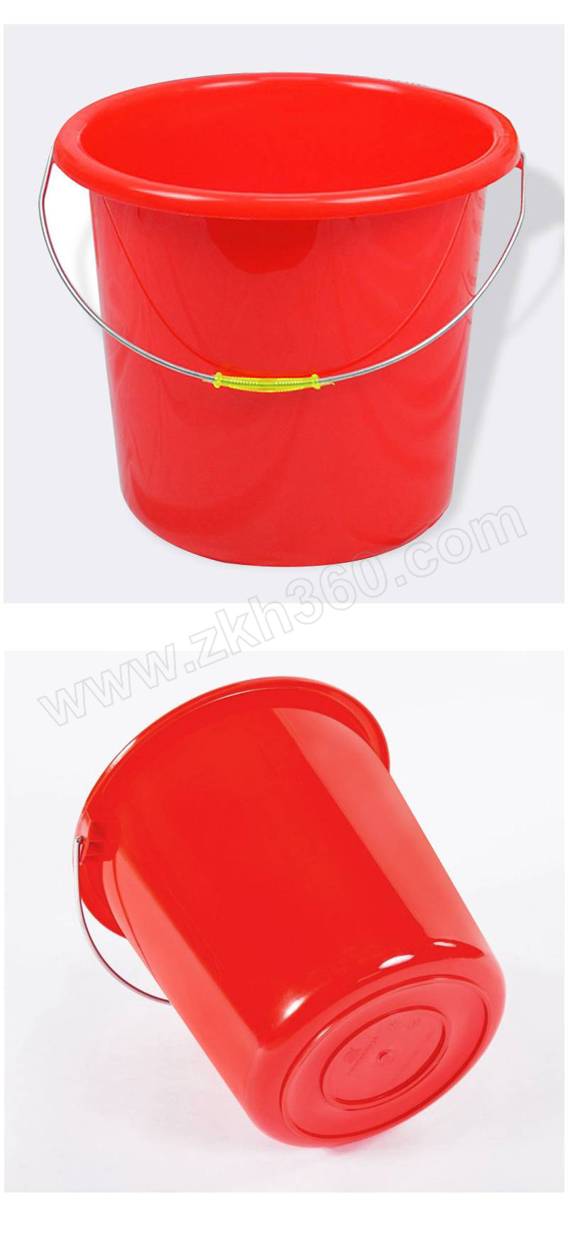 LAUTEE/兰诗 手提加厚水桶 DA2158 红色 17L 34.5×29cm 1个-融创集采商城