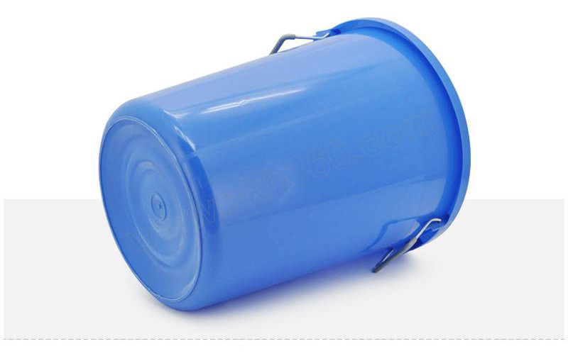 LAUTEE/兰诗 带盖金属提手大水桶 FW1358 200L 蓝色 1个-融创集采商城