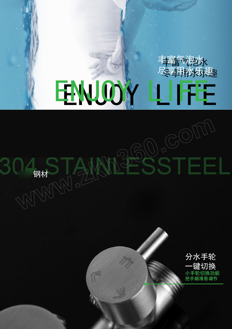 龙代 不锈钢明装淋浴花洒套装 P-H009 安装孔径4分 淋浴花洒套装 花洒龙头套装 淋浴套装 花洒套件 不锈钢明装淋浴花洒套装-融创集采商城