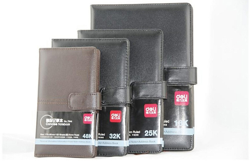 DELI/得力 皮面笔记本 7942 25K 120页 1本-融创集采商城